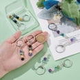 8Pcs Keychain with Iron Findings Platinum 70mm 8pcs/set - Walmart.com