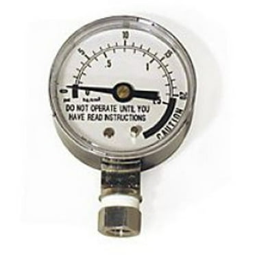 Hayward ECX271261 Pressure Gauge with Adjustable Dial for Pool Filters ...