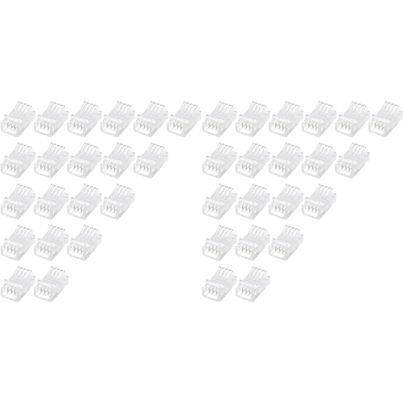 Conectores de Tira de Luz LED 40 Conectores Adaptadores de LED ...