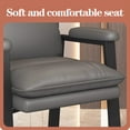 Heavy Duty Guest Chair with Padded Armrests,Leather Reception Chair ...