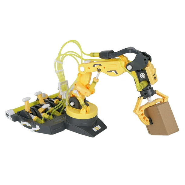 Hydraulic Robot Arm Kit, Children DIY Assembly Plastic Hydraulic ...
