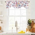 Big Sister Tie Up Valance Curtains Cartoon Pink Blue Yellow Rainbow ...