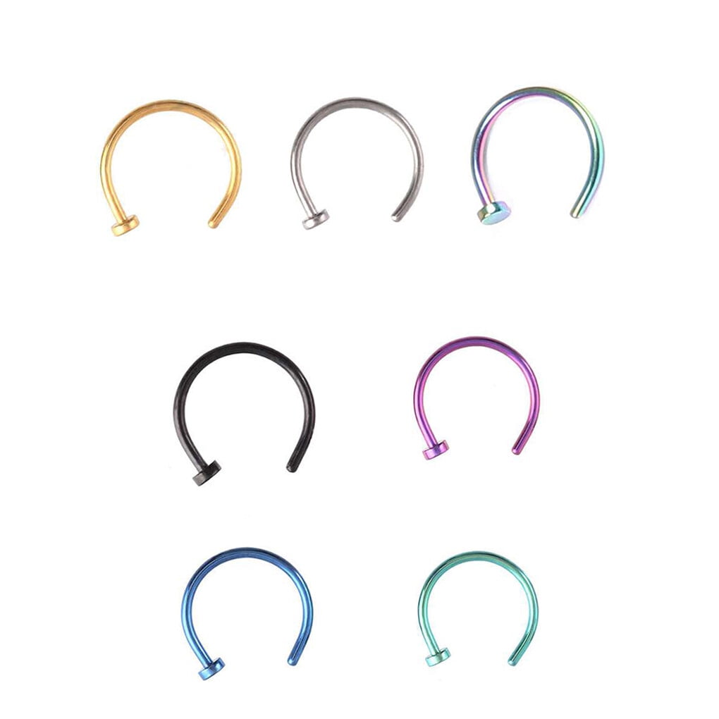 Click here for Ziyahi Men Women Stainless Steel Nostril Jewelry L... prices