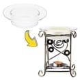 2Pcs Glass Wax Melting Tray Replacement Dish for Candle Warmers and Oil ...