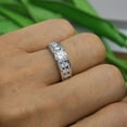 2Ct 14K White Gold Plated Round Cut Lab Created Diamond Men's Wedding ...