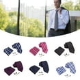 5in1 Neck Tie Set with Tie Clip Pocket Square Cufflink Formal Occasion ...