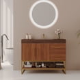 36" Waterproof Bathroom Vanity with Storage, Modern Minimalist Bathroom ...