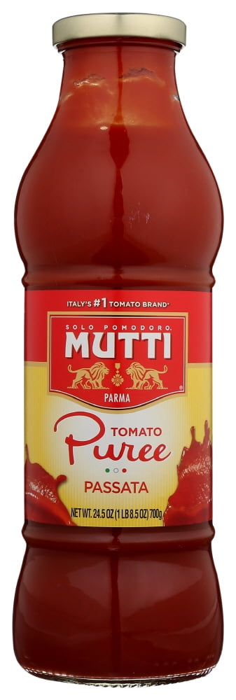 Mutti Tomato Puree Passata, 24.5 Oz - Walmart.com - Walmart.com