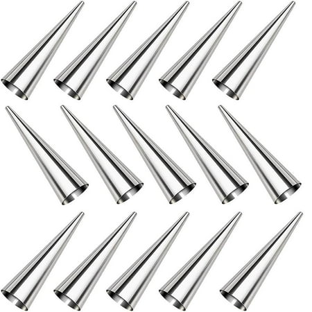 Stainless Steel Non-stick Lady Lock Forms, Seamless Metal Cone Molds ...