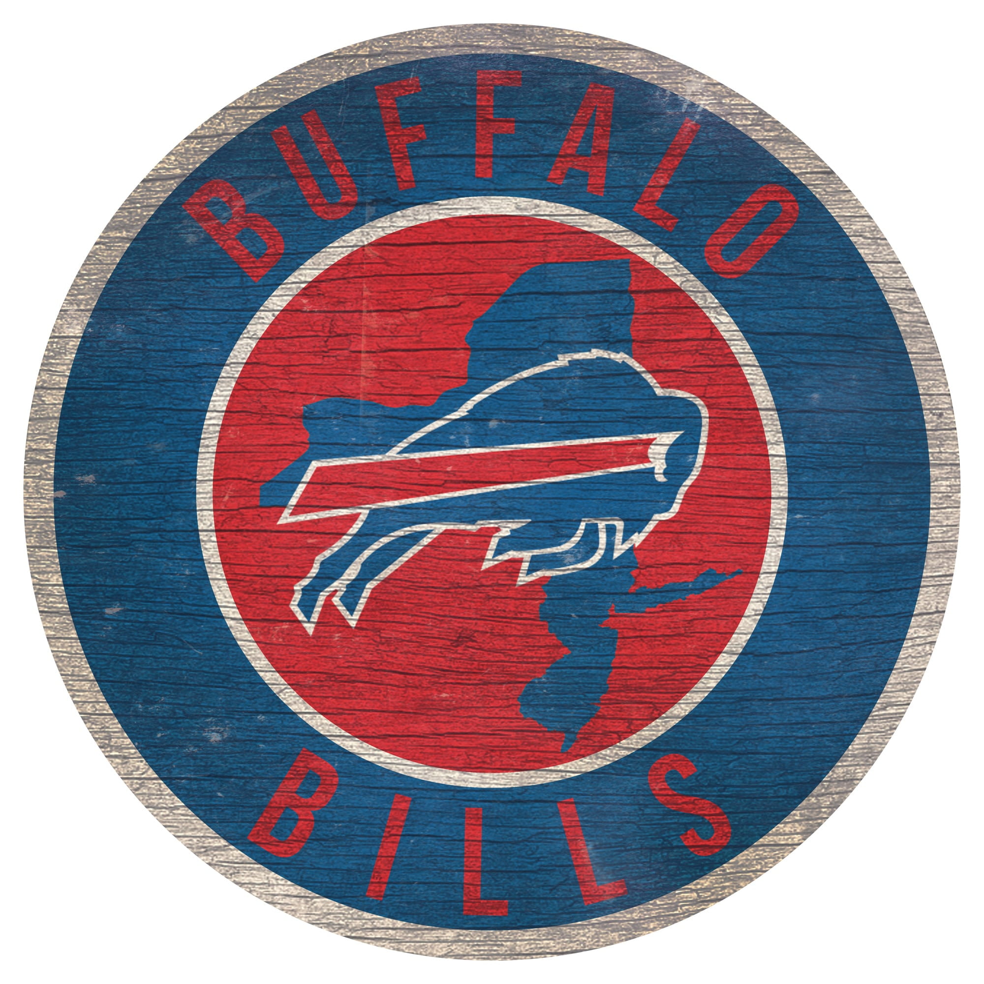 Buffalo Bills 12'' x 12'' State Circle Sign - Walmart.com - Walmart.com