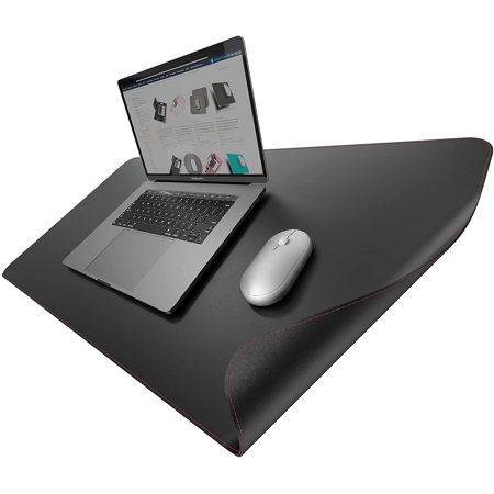 Desk Mat, Large Mouse Mat Upgrade Sewing Waterproof PU Leather Desk ...
