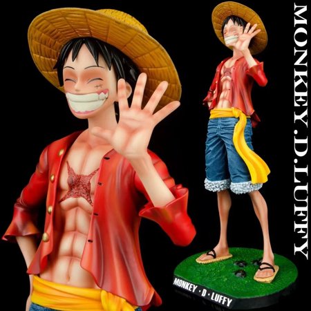 Anime One Piece Monkey D Luffy PVC Action Figures Smiley Model Toys for ...