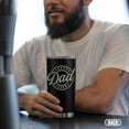 Best Dad Ever Tumbler with Lid - Dad Nutrition Facts 20oz Insulated ...