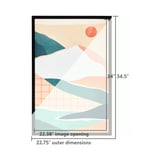 Mainstays 22x34 Rounded Black Poster Picture Frame - Walmart.com