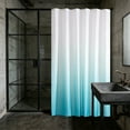 Blaxill Waterproof Gradient Shower Curtain | Digital Printed Polyester ...