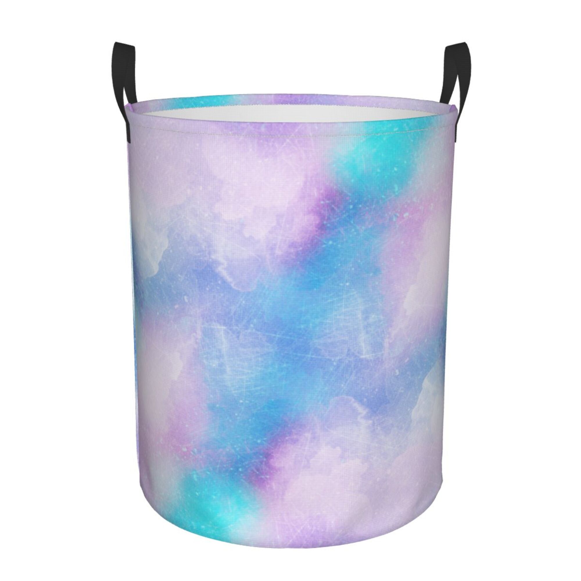 LNWH Laundry Basket, Dream Star Purple Pattern Foldable Laundry Hamper ...