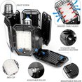2 Pack LED Garage Lights 200W Deformable 20000LM Close to Ceiling Light ...