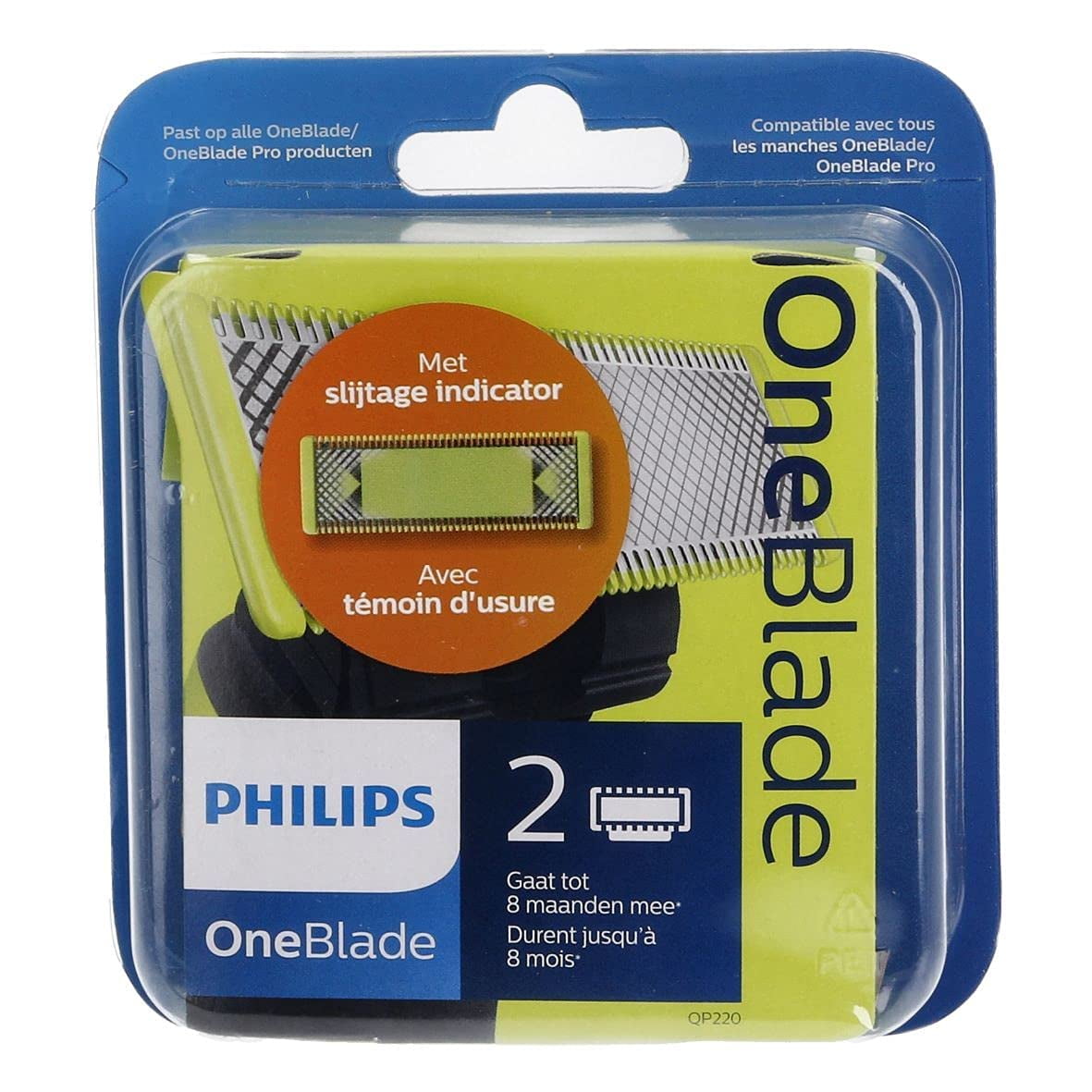 Recortadora Philips ONEBLADE con 2 cuchillas reemplazables | Bodega ...