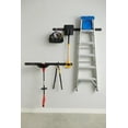 Fasttrack Garage Storage Utility Hooks 7 Piece Black All in One Rail ...