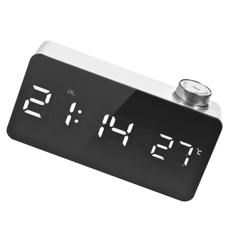 Digital Clock with Temperature Display degreeC / degreeF Mode And 12H ...