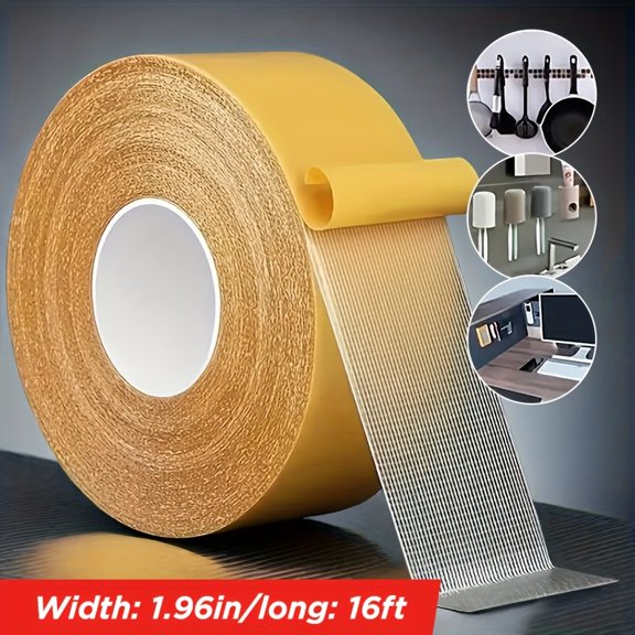 Double Sided Tape Heavy Duty (Extra Large,Total 9.85 ft) Nano Double ...