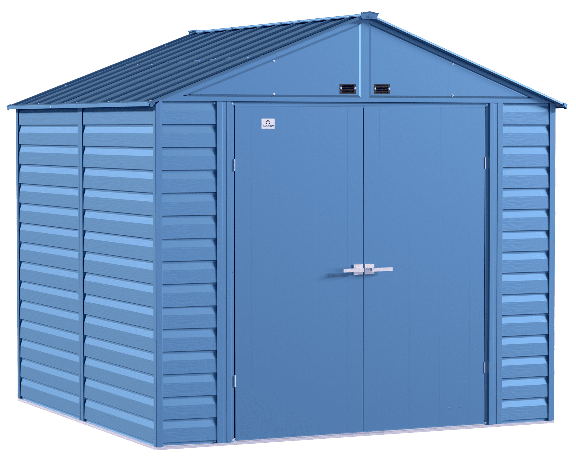 Arrow Select Steel Storage Shed, 8x8, Blue Grey - Walmart.com