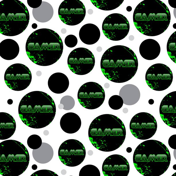 Gamer Paint Splatter Gaming Geek Premium Gift Wrap Wrapping Paper Roll ...