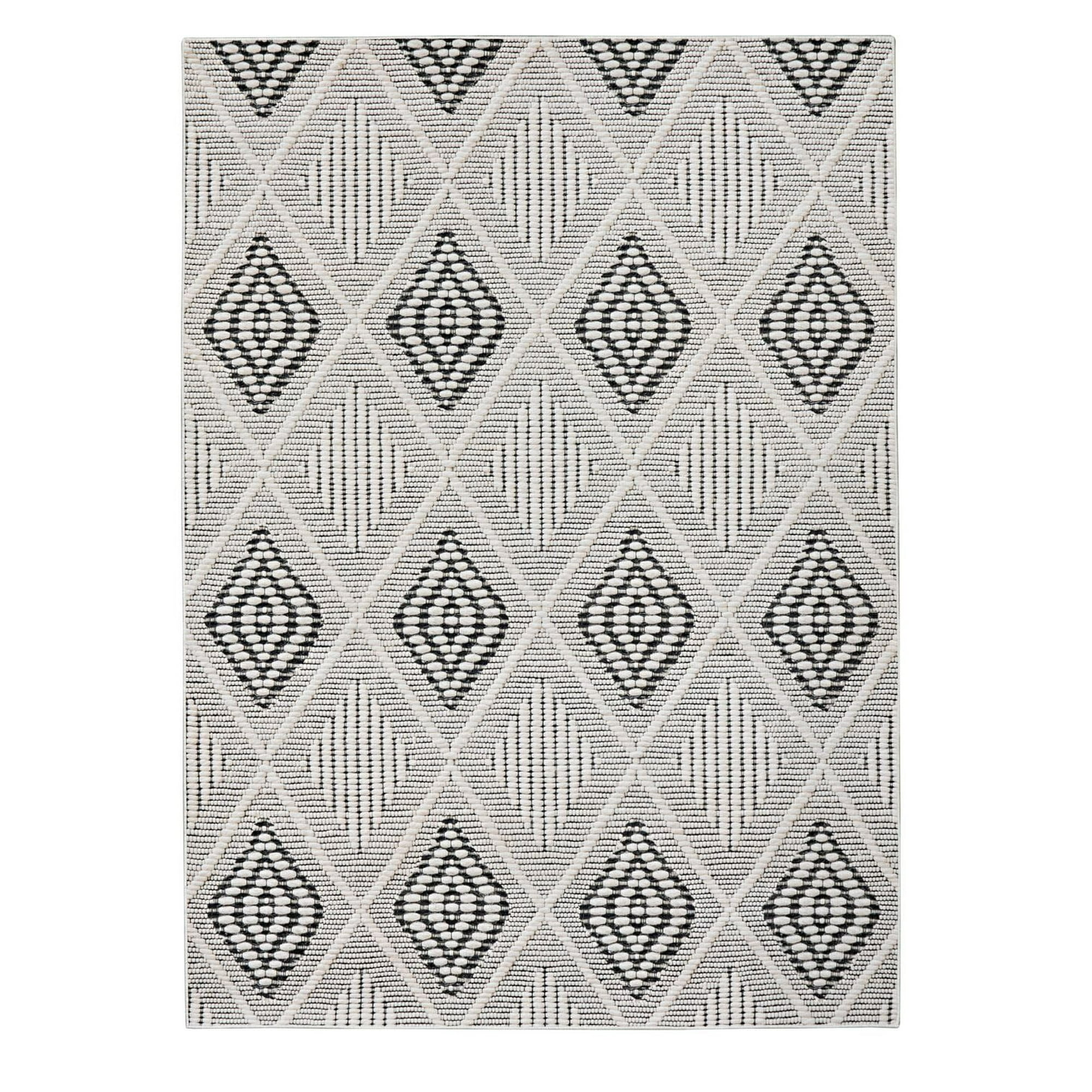 Click here for Linon Mirage Marko Cream & Grey 8 X 10 Area Rug 8... prices