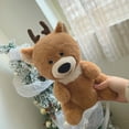 Roe Deer Plush Toy PP Cotton Kids Study Companion Bedtime Friend ...