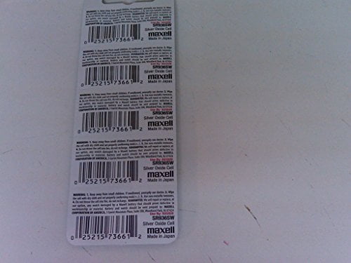 Maxell MAXELL-394 71mAh 1.55V SR936SW Silver Oxide Button Cell Battery