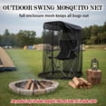 KRONDO Outdoor Chair Mosquito Net Full Enclosure Mesh Bug Net for Patio ...