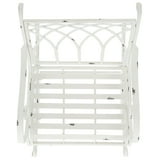 SAFAVIEH Medrano Outdoor Patio Rocking Chair, Antique White - Walmart.com