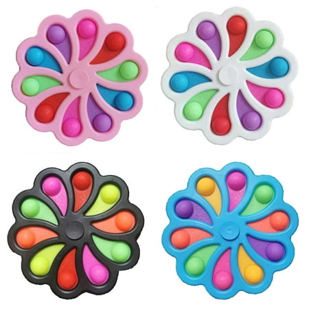 Simple Dimple Push Pop It Bubble Sensory Autism Toy Stress Relief Fidget Spinner | Walmart Canada