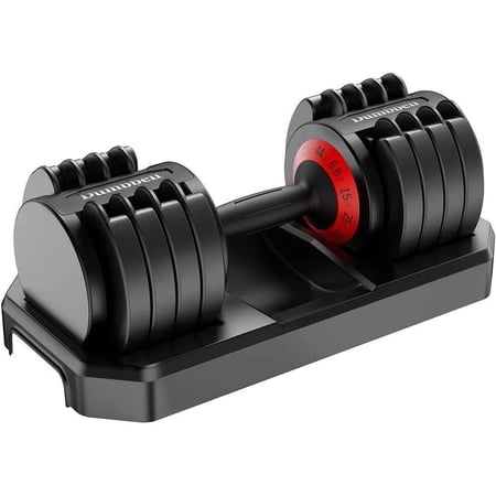 Adjustable Dumbbell Fitness Dial Dumbbell with Handle and Weight Single ...