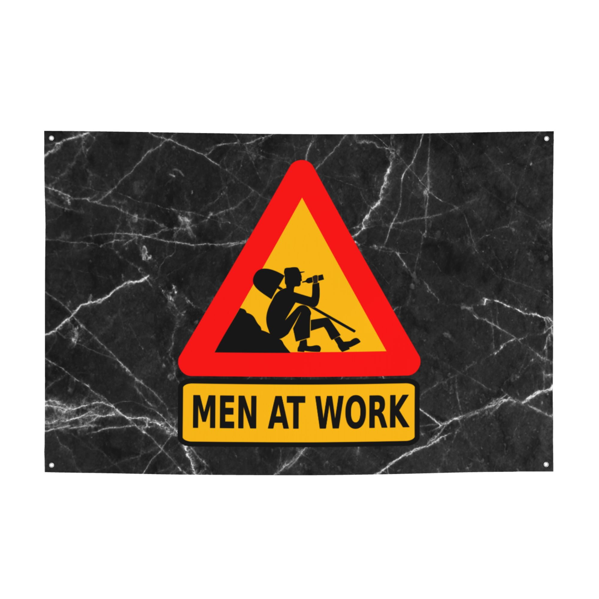 DouZhe Funny Humor Warning Sign Banner, Alcoholism Break Drinking Men ...