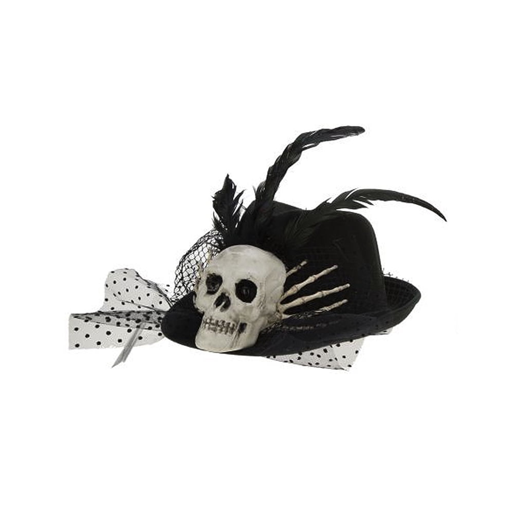 Halloween Hat Skeleton Cowboy Fedora - A - Walmart.com - Walmart.com