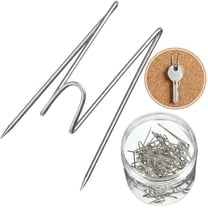 60 Pcs Cubicle Hooks - Fabric Panel Wall Hooks, for Interior Exterior ...