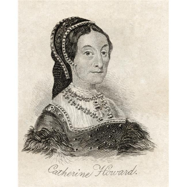 History Teacher Resources Katherine Howard Digital Art Portrait Tudor ...