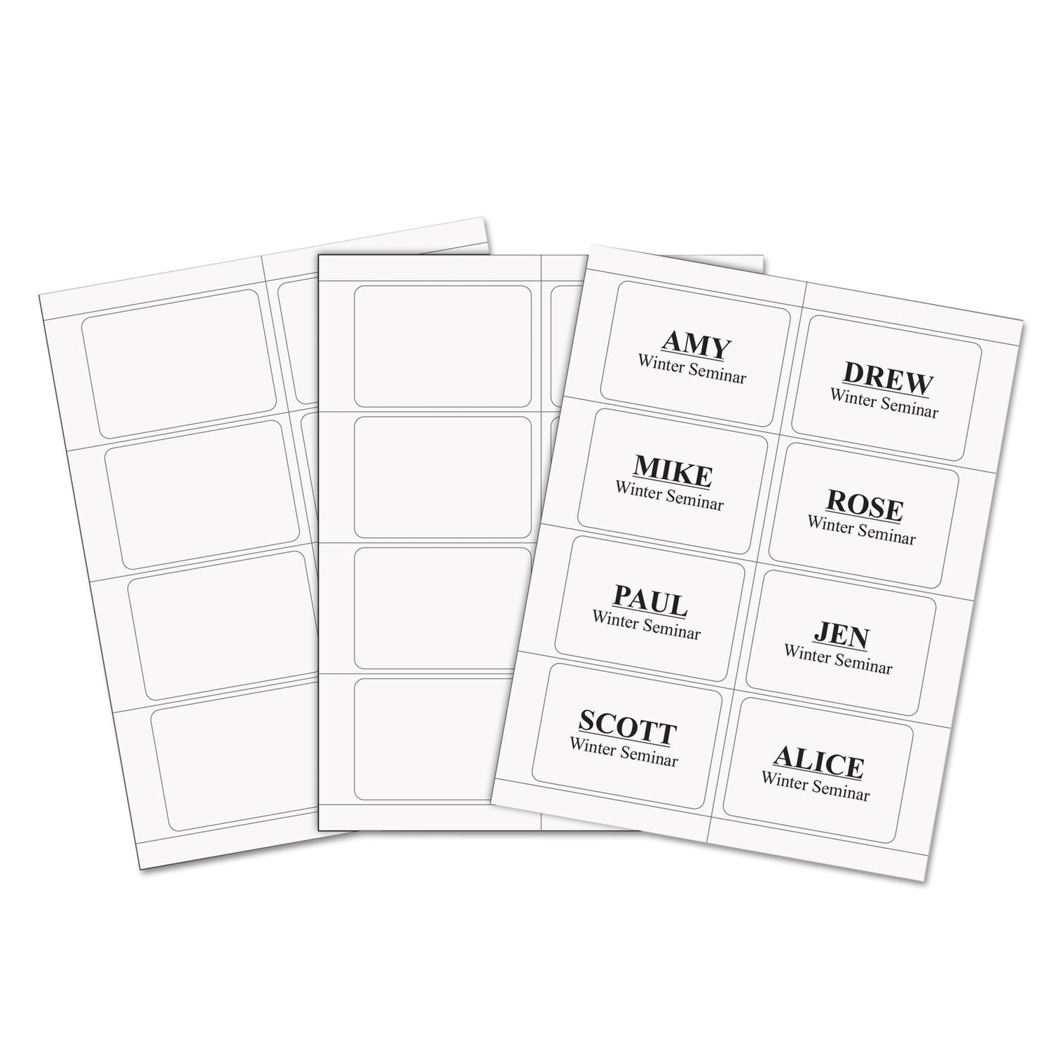 C Line Laser Printer Name Badges 3 3 8 X 2 1 3 White 200 Box c-line-laser-printer-name-badges-3-3-8-x-2-1-3-white-200-box
