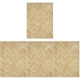 HOMEMAXS 4pcs Dollhouse Floor Sheet Mini House Flooring Miniature Floor ...