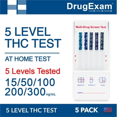 DrugExam THC Advantage Made in USA Multi Level Marijuana Home Urine ...