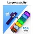 Rainbow Extra Large Daily Pill Organizer, AM PM 7 or 14 Day Vitamin ...