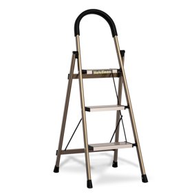 FiberGlass Pro 300 lbs. Capacity 14 ft. Platform Ladder - Orange ...