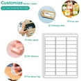 Address Label, 1" x2-5/8 Mailing Sticker, 30-UP White Shipping Labels ...