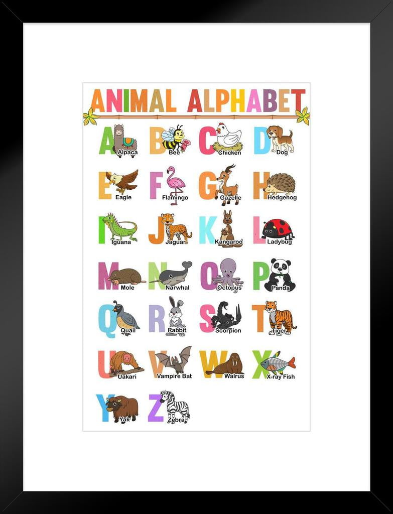 Classroom Alphabet Poster Chart Teacher Supplies For Classroom School ...