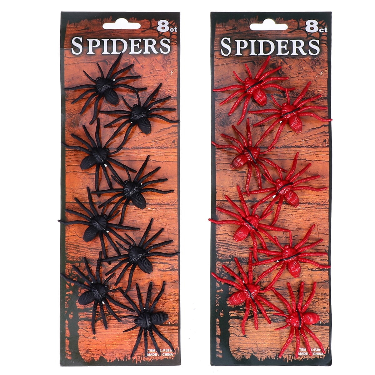 16Pcs Artificial Spider Models Simulated Spiders Props Party Layout ...