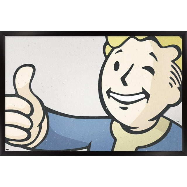 Fallout - Vault Boy - Thumbs Up Close-Up Wall Poster, 14.725" x 22.375 ...