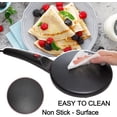 Instant 8 Inch Electric Crepe Maker, Quick Heat Nonstick Crepe Pan with ...