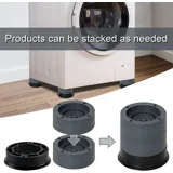 Philbinden 4 PCS Anti Vibration Washing Machine Foot Pads, Non-slip ...