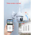 Victure 1080P Outdoor Wireless Security Camera, Night Vision, WiFi, 360 ...